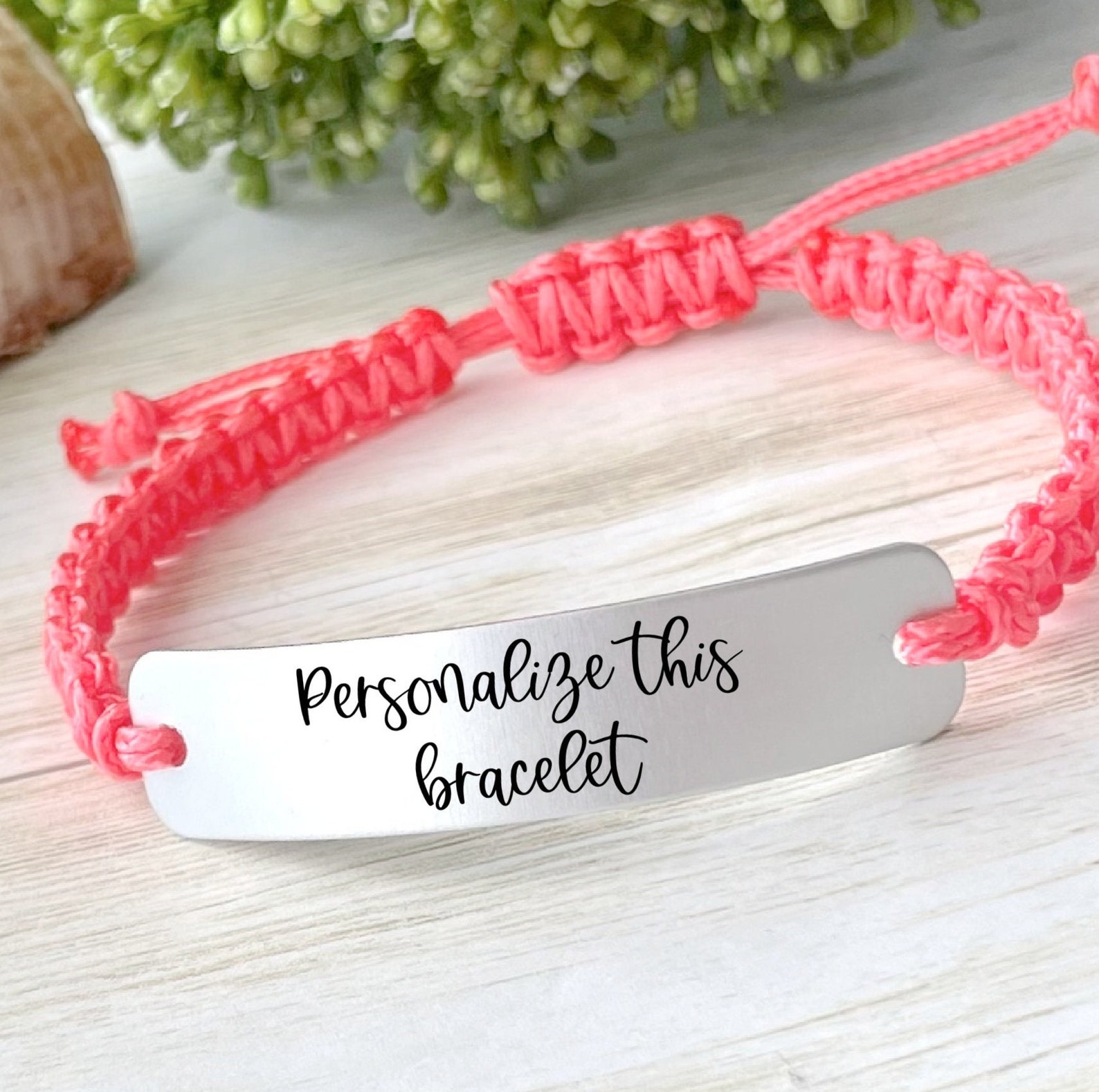 Custom Bracelet Personalized Bracelet Cheer up Gift for | Etsy