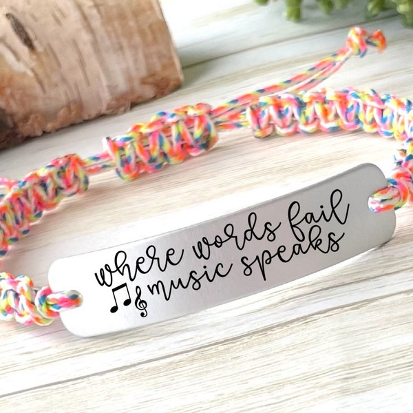 Music Note Bracelet - Etsy