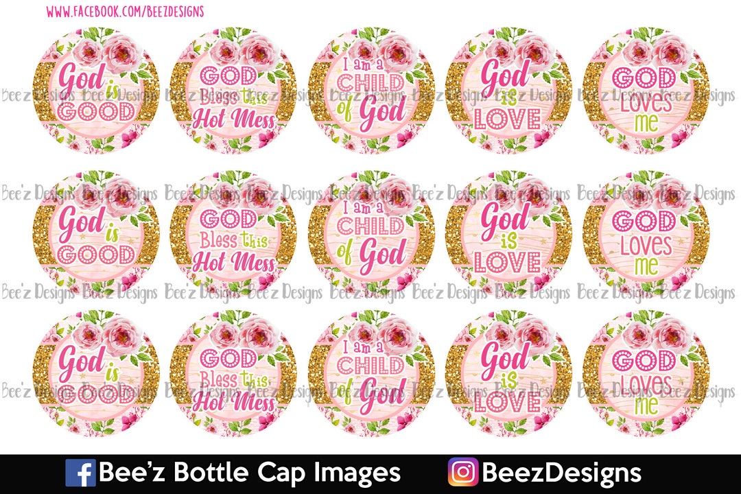 Child of God- INSTANT DOWNLOAD- 1 Inch Bottle Cap Images - Etsy