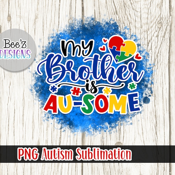Autism Brother Png - Etsy