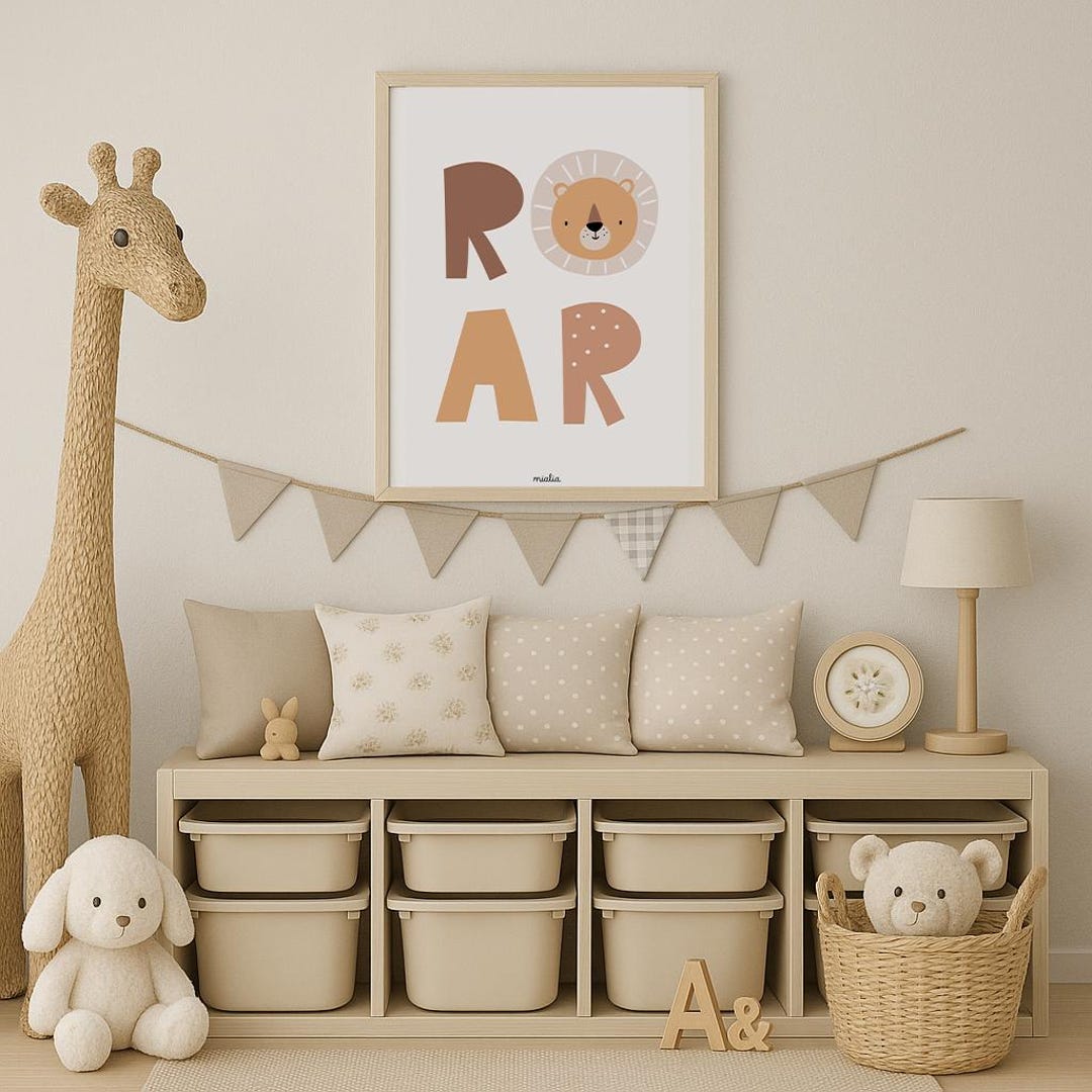 Nursery Poster Download | Cute Baby Room Wall Decor | Lovingly Designed ...