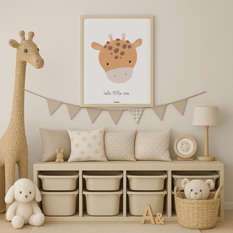 Nursery Poster Download | Cute Baby Room Wall Decor | Lovingly Designed ...