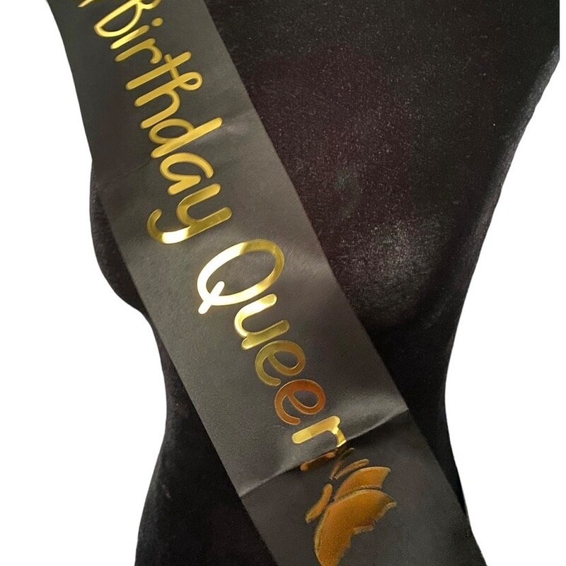 Gold Sash - Etsy