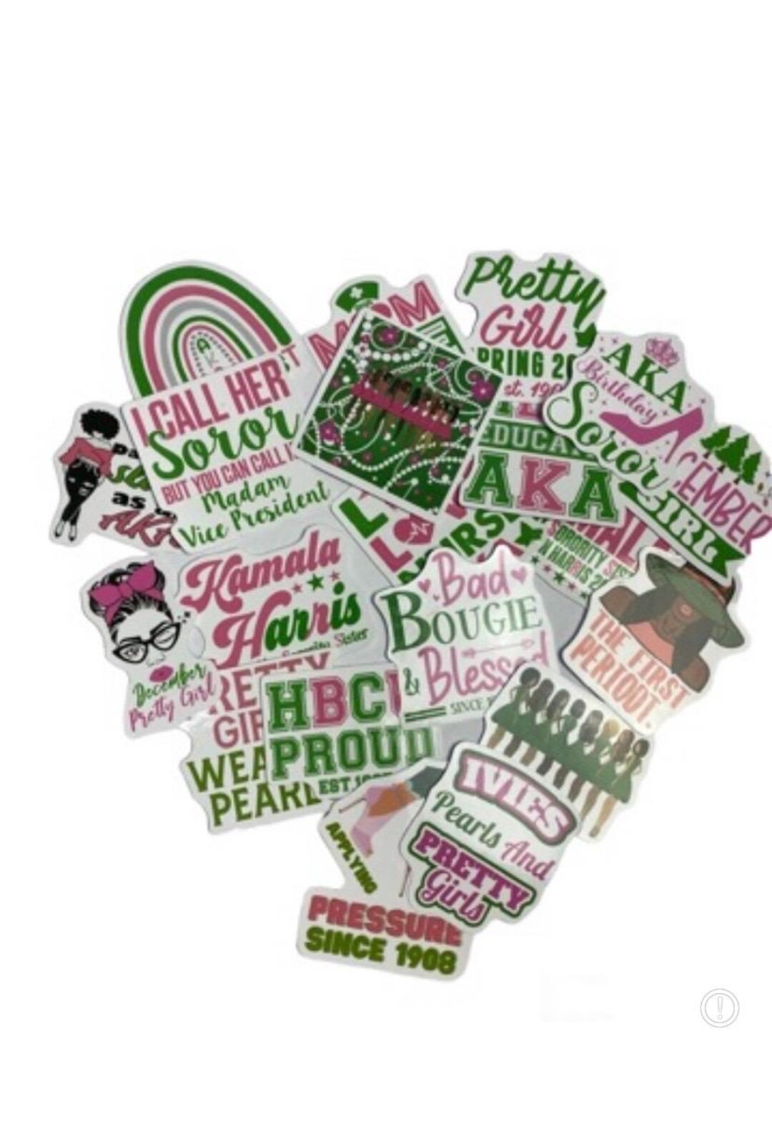 AKA Sorority Stickers Pack of 20 - Etsy