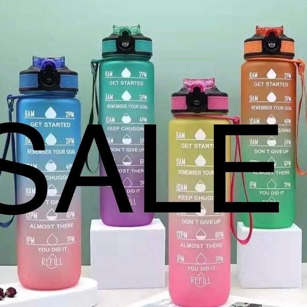 Motivational Water Bottle - Etsy