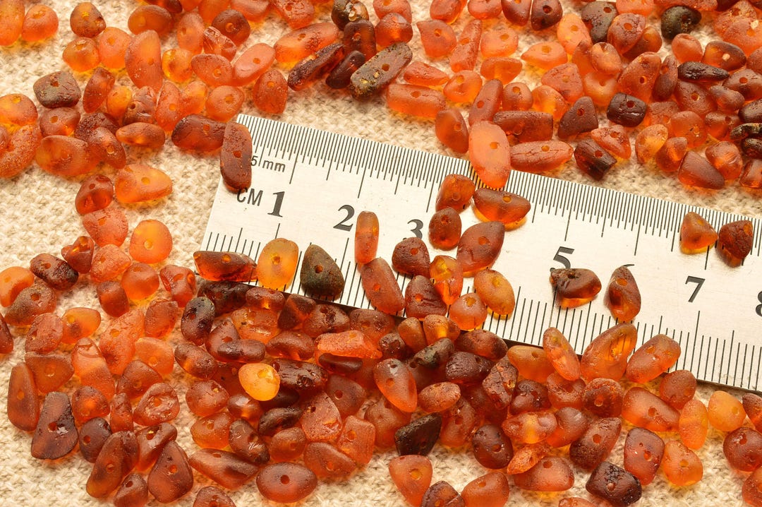 Raw Baltic Amber Beads Unpolished Chip Style Beads 4-7 Mm 5-20 Grams ...