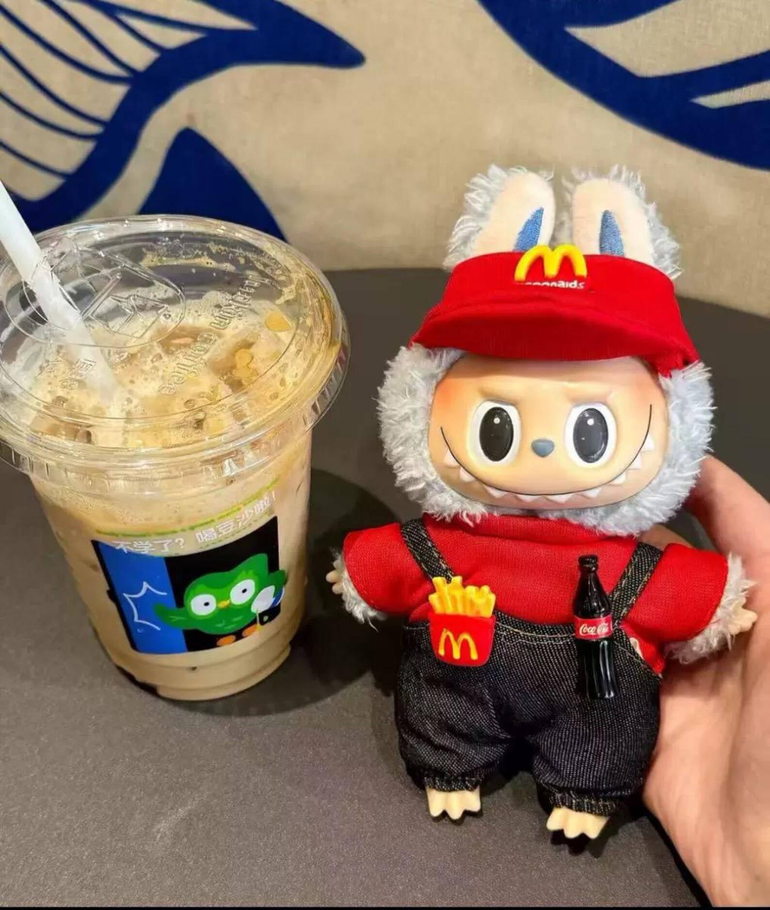 Mcdonald's Inspired Labubu Work Uniform Set - Adorable Fast Food Outfit ...