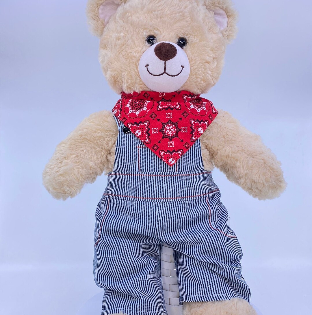 Teddy Bear Railroad Overalls, Teddy Bear Clothes - Etsy