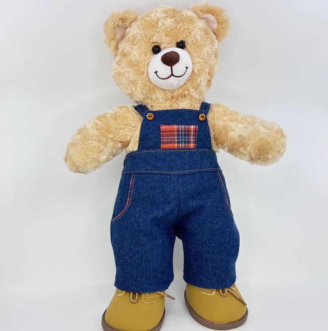 Teddy Bear Overalls, Plushie Dungarees - Fits 15 - 18 Inch Bears - Etsy