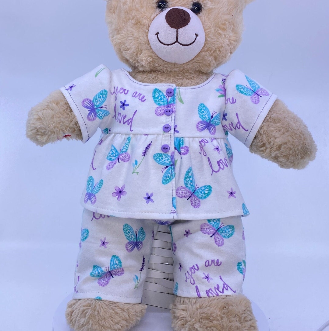 Teddy Bear Girl Pajamas, Teddy Bear Casual Clothes - Etsy