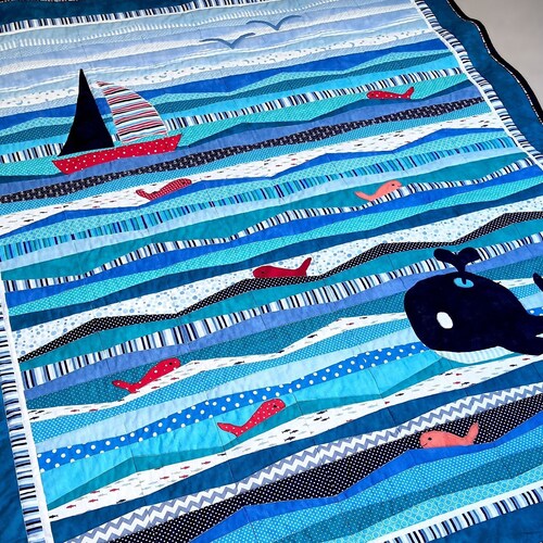 Ocean Quilt Pattern - Etsy