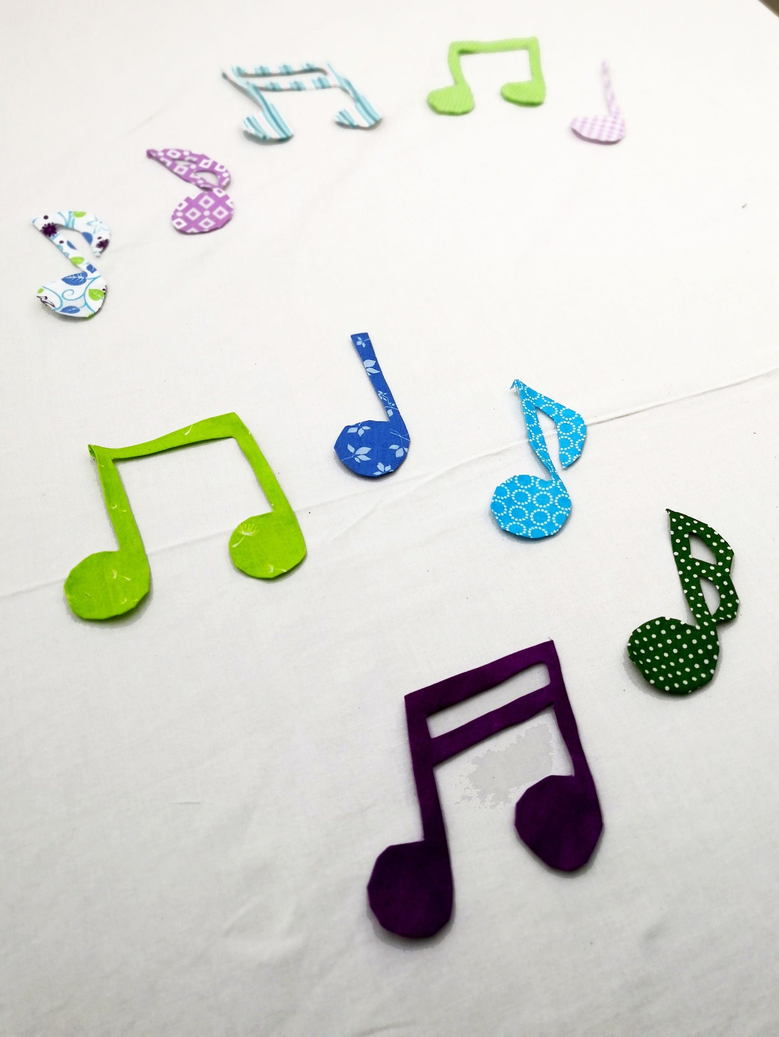 Music Notes Applique PDF Pattern Instant Download Quilt | Etsy