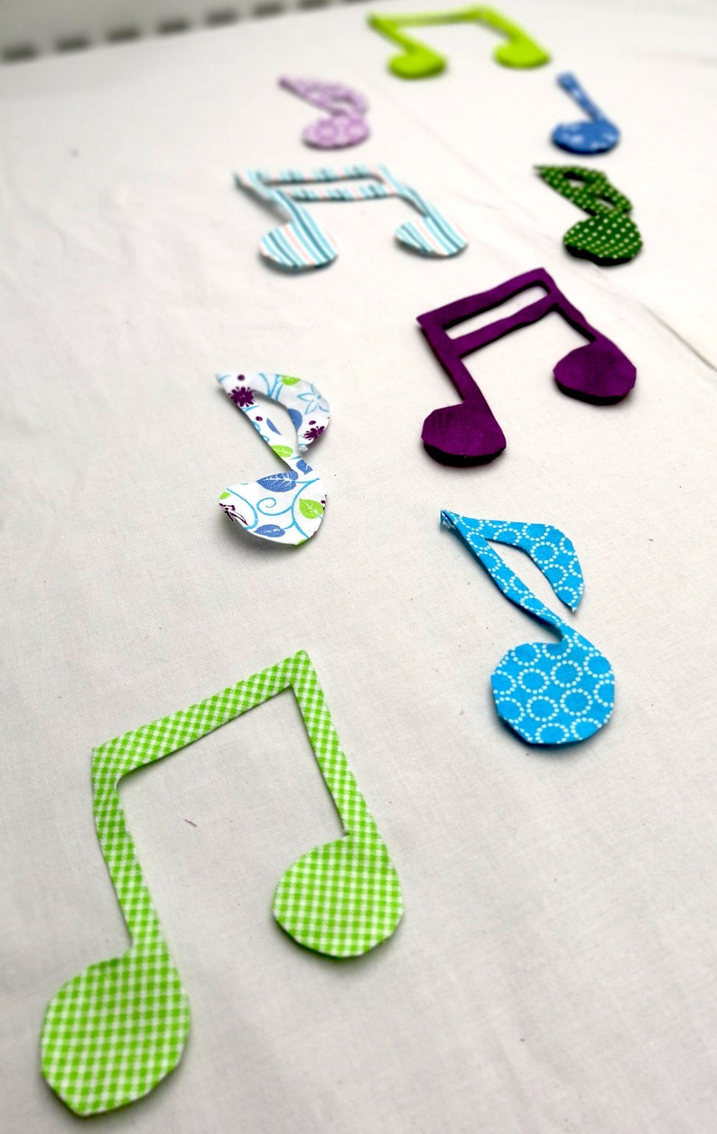 Music Notes Applique PDF Pattern Instant Download Quilt - Etsy