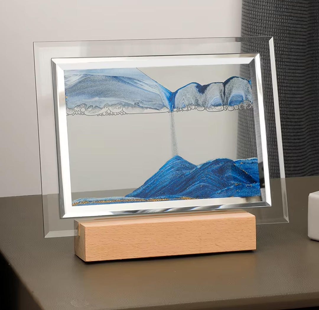 Quicksand Table Lamp, Sandscape, Moving Sand Art With Lighting Creative ...