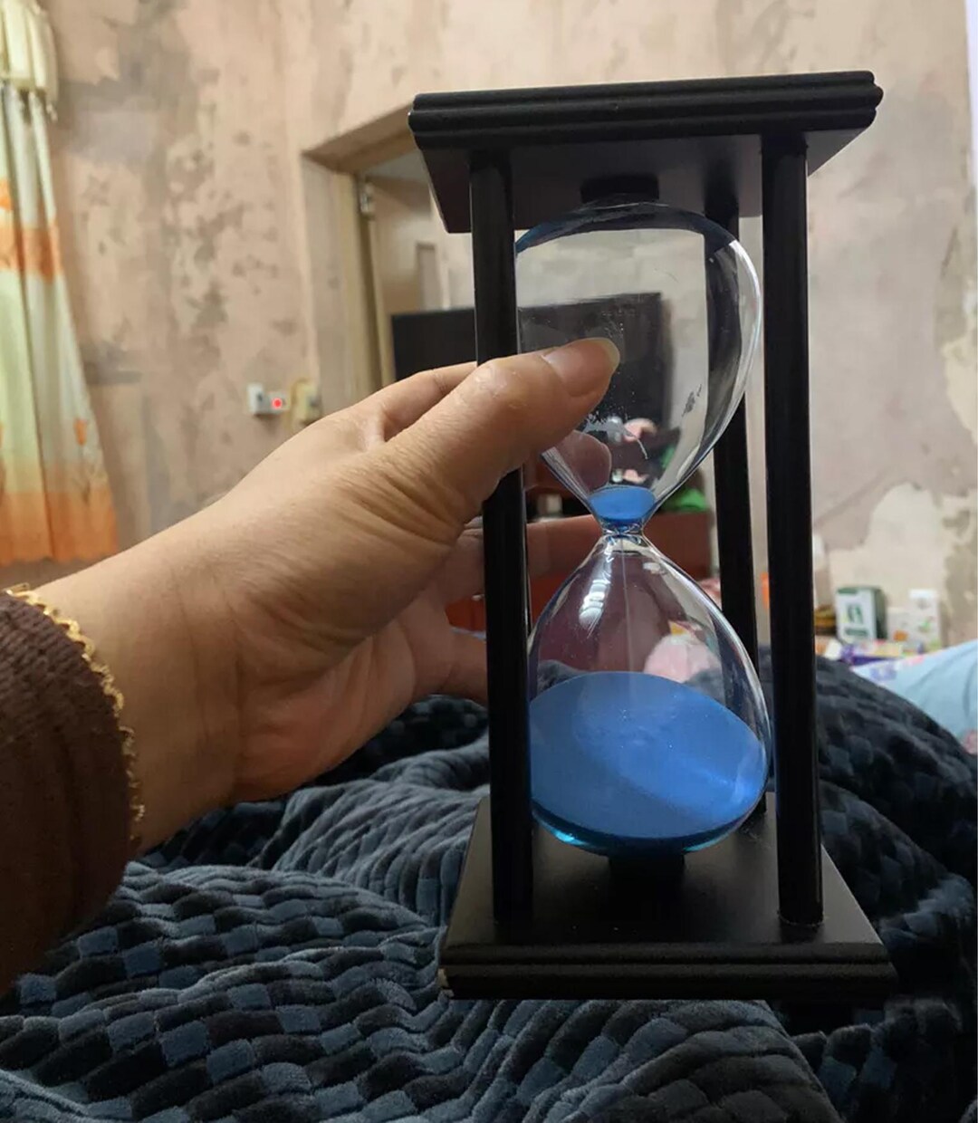 5-60 Minutes Wooden Hourglass, Modern Sandglass, Creative Birthday ...