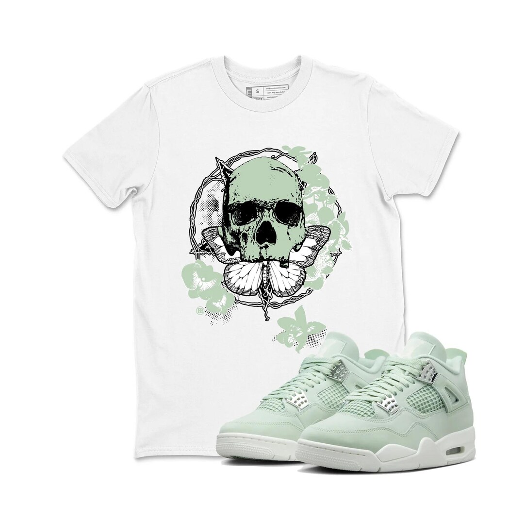 Carpe Diem Skull Sneaker Tees Air Jordan 4 Abundace , Unisex Sneaker ...