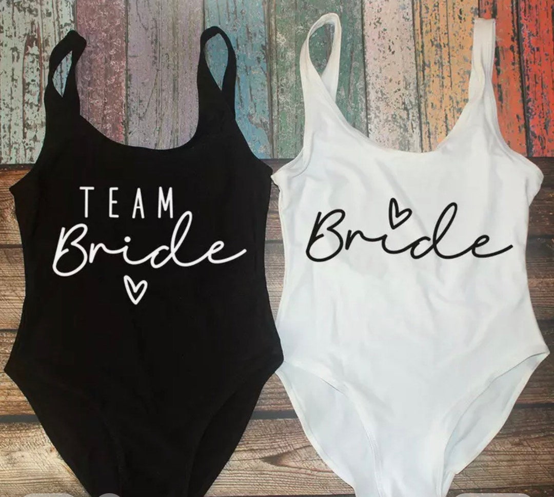 Personalised Swimsuit, Hen Party Swimwear, Bride Swimsuit, Destination ...