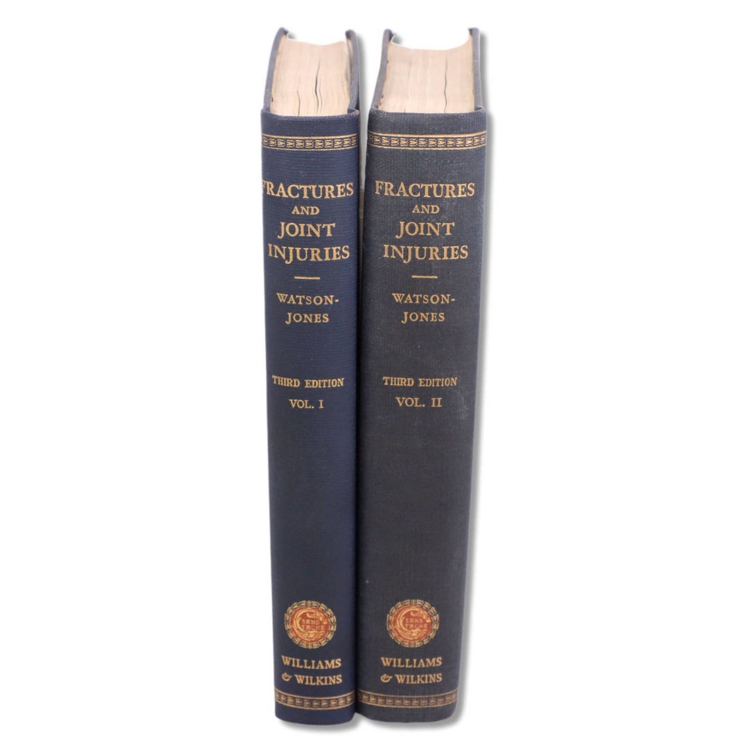 1946 Fractures and Joint Injuries Watson-jones 3rd Ed 2 Vol - Etsy