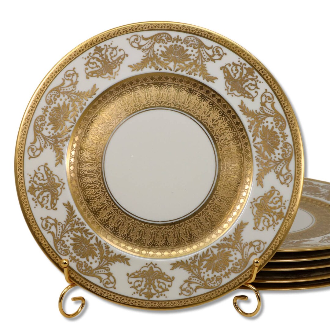 Hutschenreuther Royal Bavarian Gold Encrusted Dinner Plate 10 - Etsy