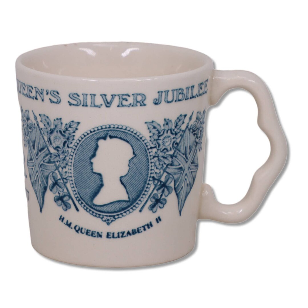 1977 Mason's Queen Elizabeth Prince Philip Silver Jubilee Commemorative ...