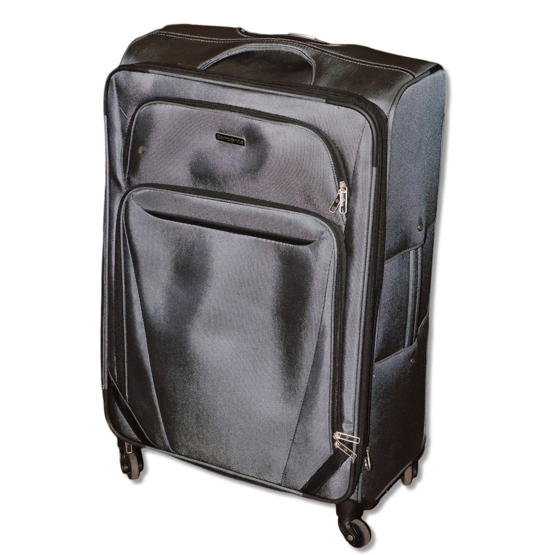 Samsonite Grey Softside Expandable Upright Rolling Suitcase - Etsy