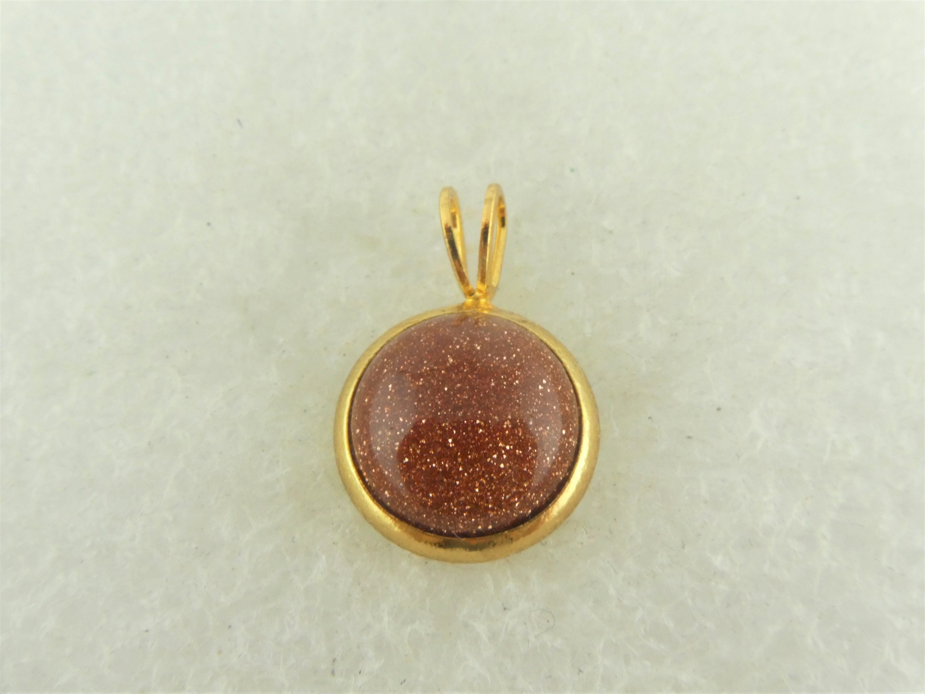 Cabochon Pendant Gold-gold Flow Gold Sand Round Minimalistic 10mm - Etsy UK