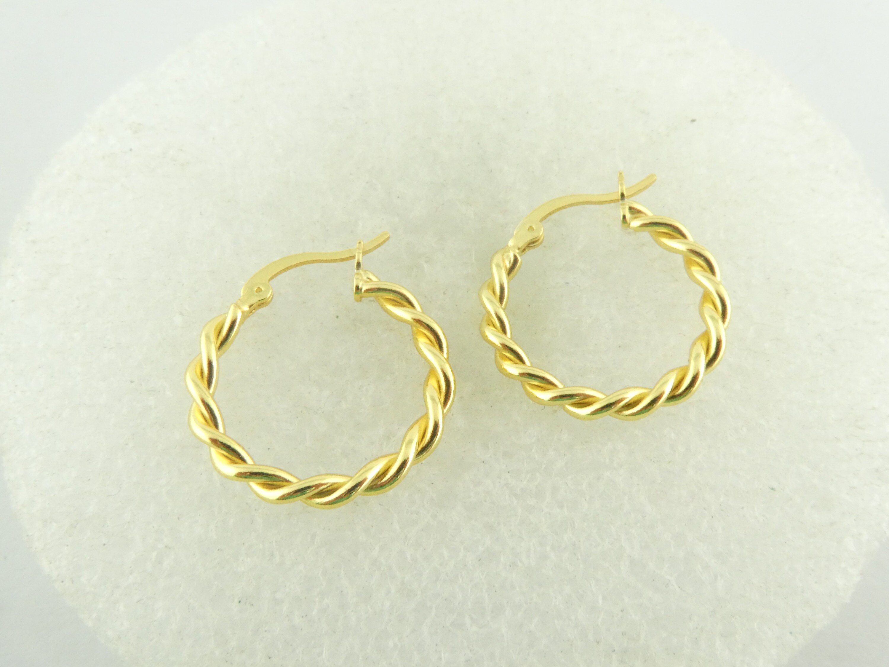 Ohrringe Gold Creolen Gedreht