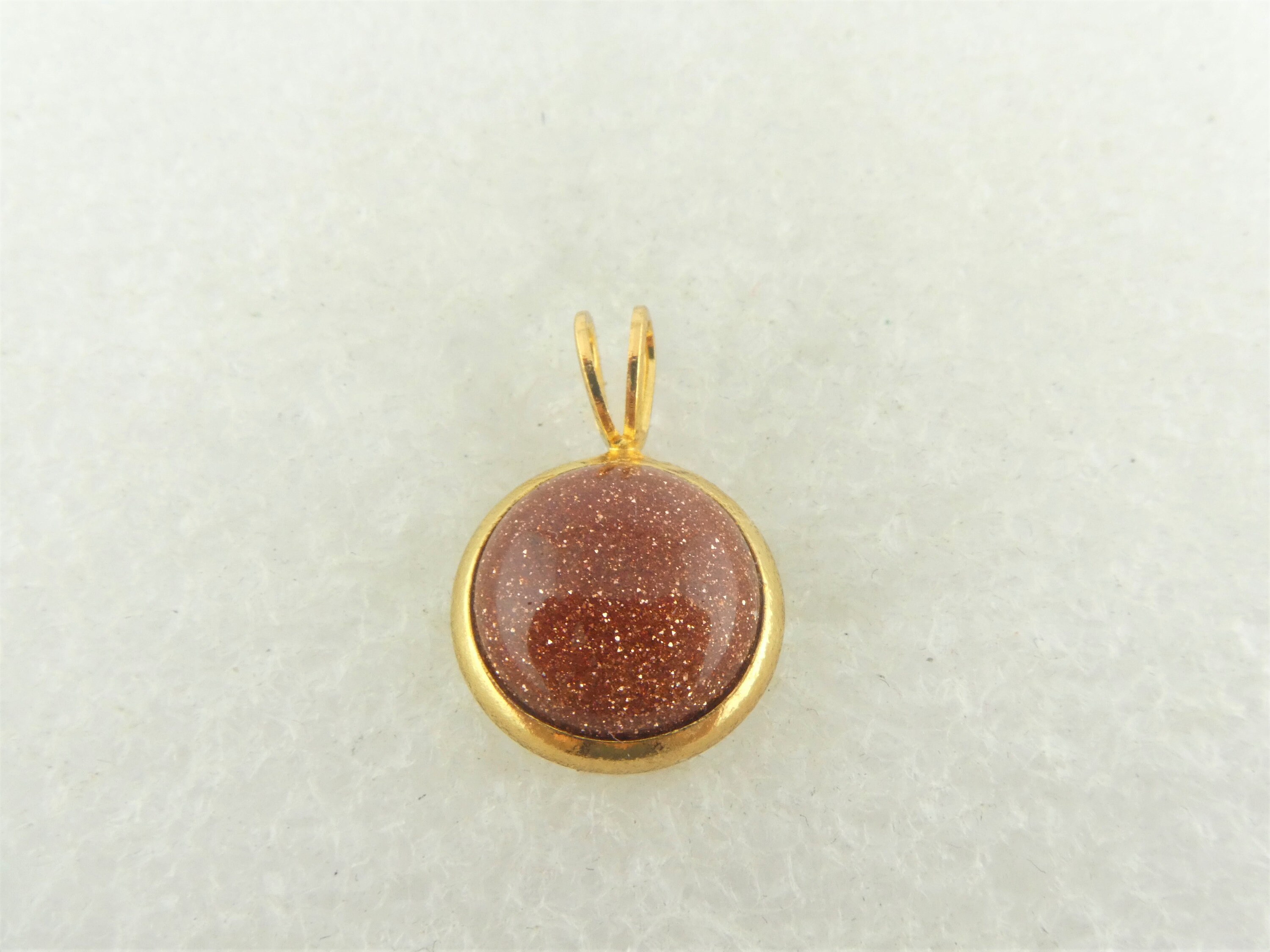 Cabochon Pendant Gold-gold Flow Gold Sand Round Minimalistic 10mm - Etsy UK