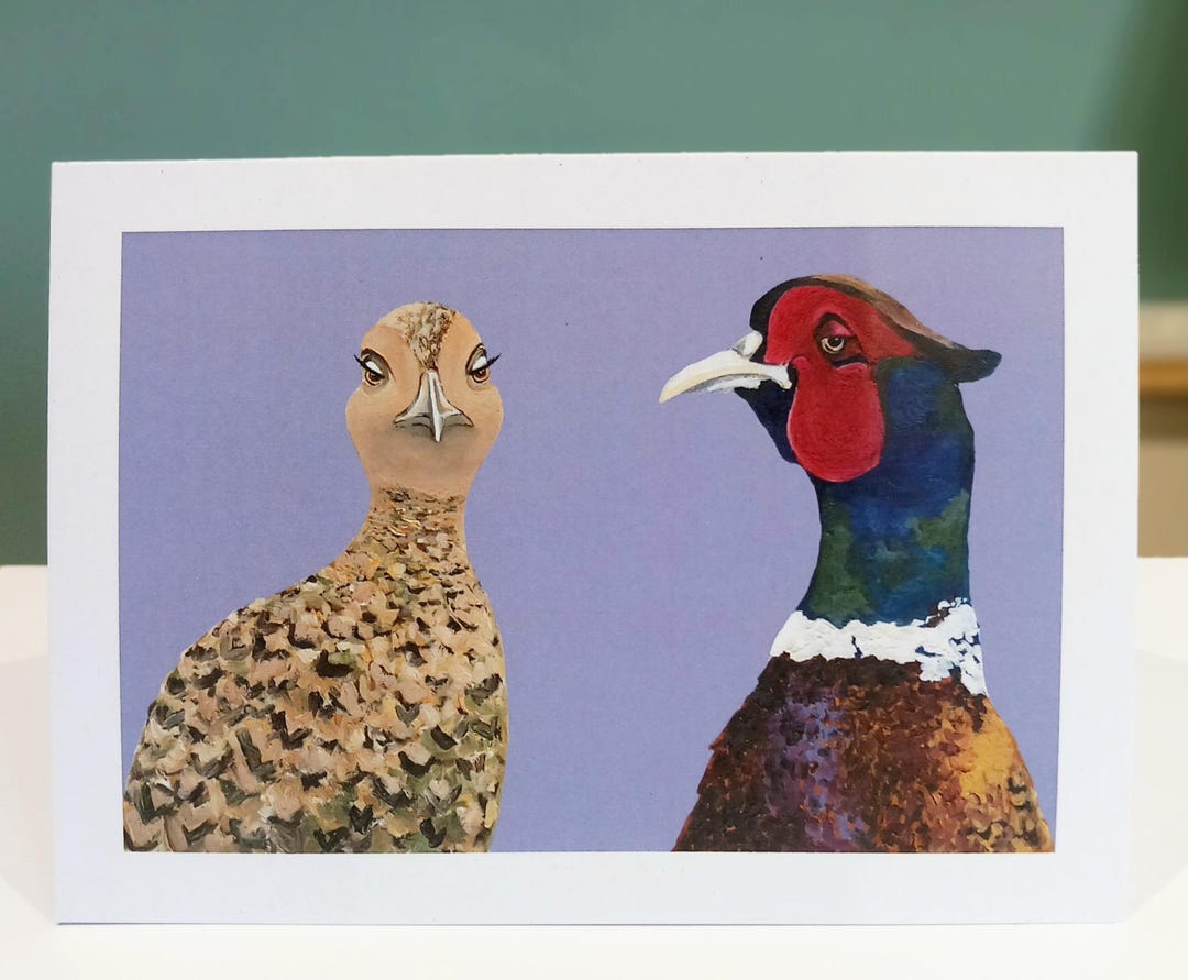 Felicity and John Art Card - Etsy