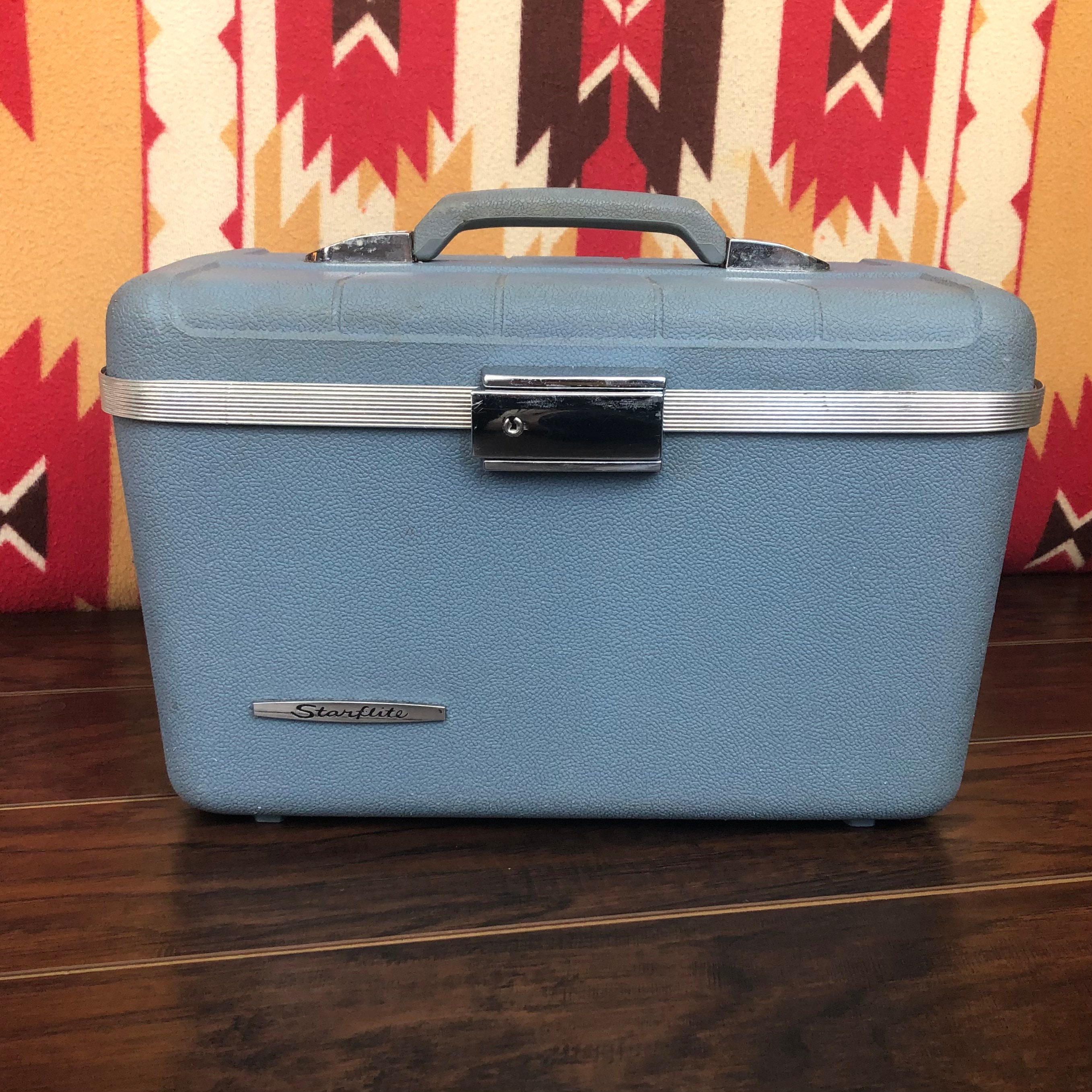 Vintage Starflite Makeup/train Case With Mirror | Etsy