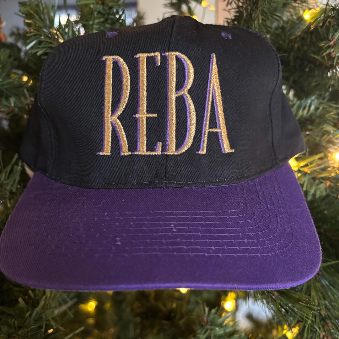 Vintage 1994 Reba Name Snapback Hat | Purple Western Country Cap | KC ...
