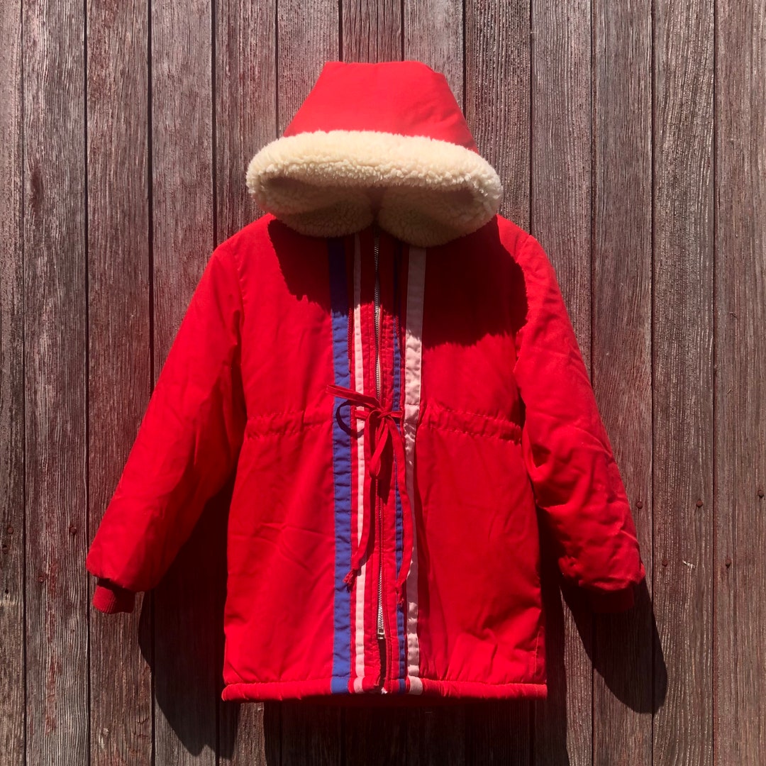 80’s Girls Weather Tamer Winter Jacket With Faux Sherpa Lining | Made ...