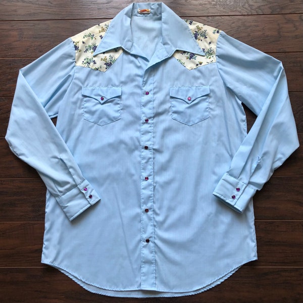 Snap Button Shirt - Etsy