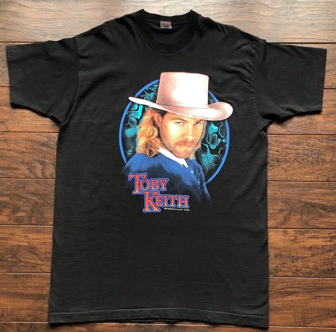 1996 Vintage Western Toby Keith “does That Blue Moon Ever Shine on You ...
