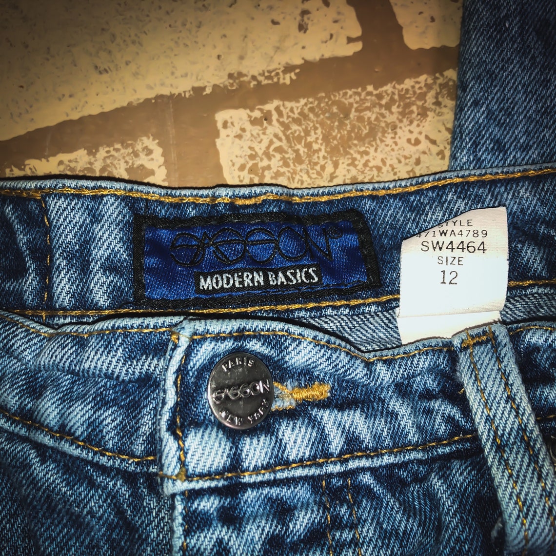 Vintage Womens Sasson Modern Basic Tapered High Waisted Acid | Etsy