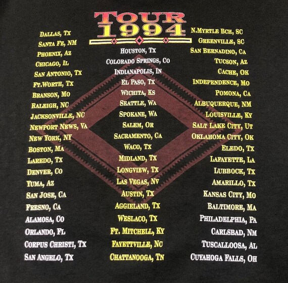 1994 Vintage Western Rick Trevino Country Concert Tou… - Gem