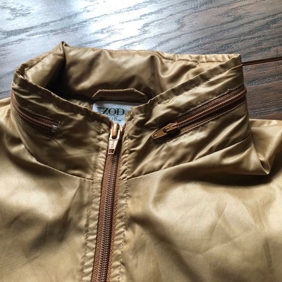 80’s Vintage Ladies Gold IZOD Club Nylon Windbreaker … - Gem