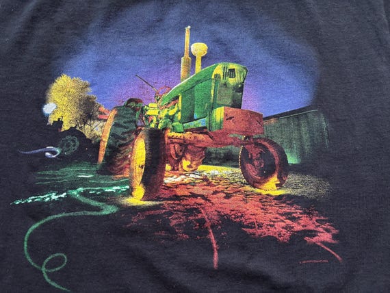 1995 Vintage Western The Tractors Country Concert T-S… - Gem