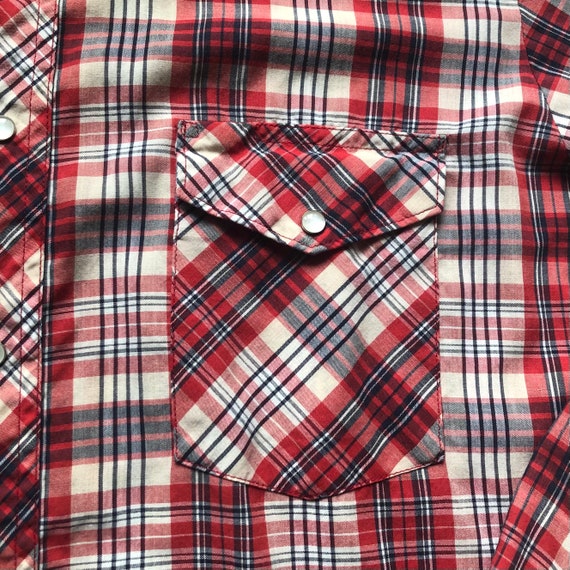 Vintage Western Men’s Wrangler Snap Button Shirt - Gem