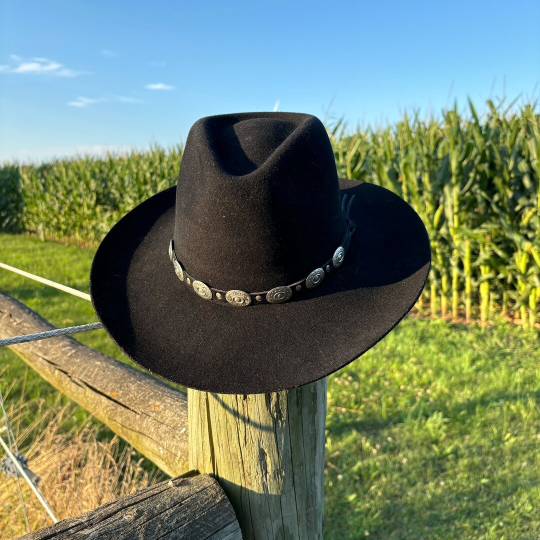 Vintage Western Stallion by Stetson Black XX Premium Wool Cowboy Hat ...