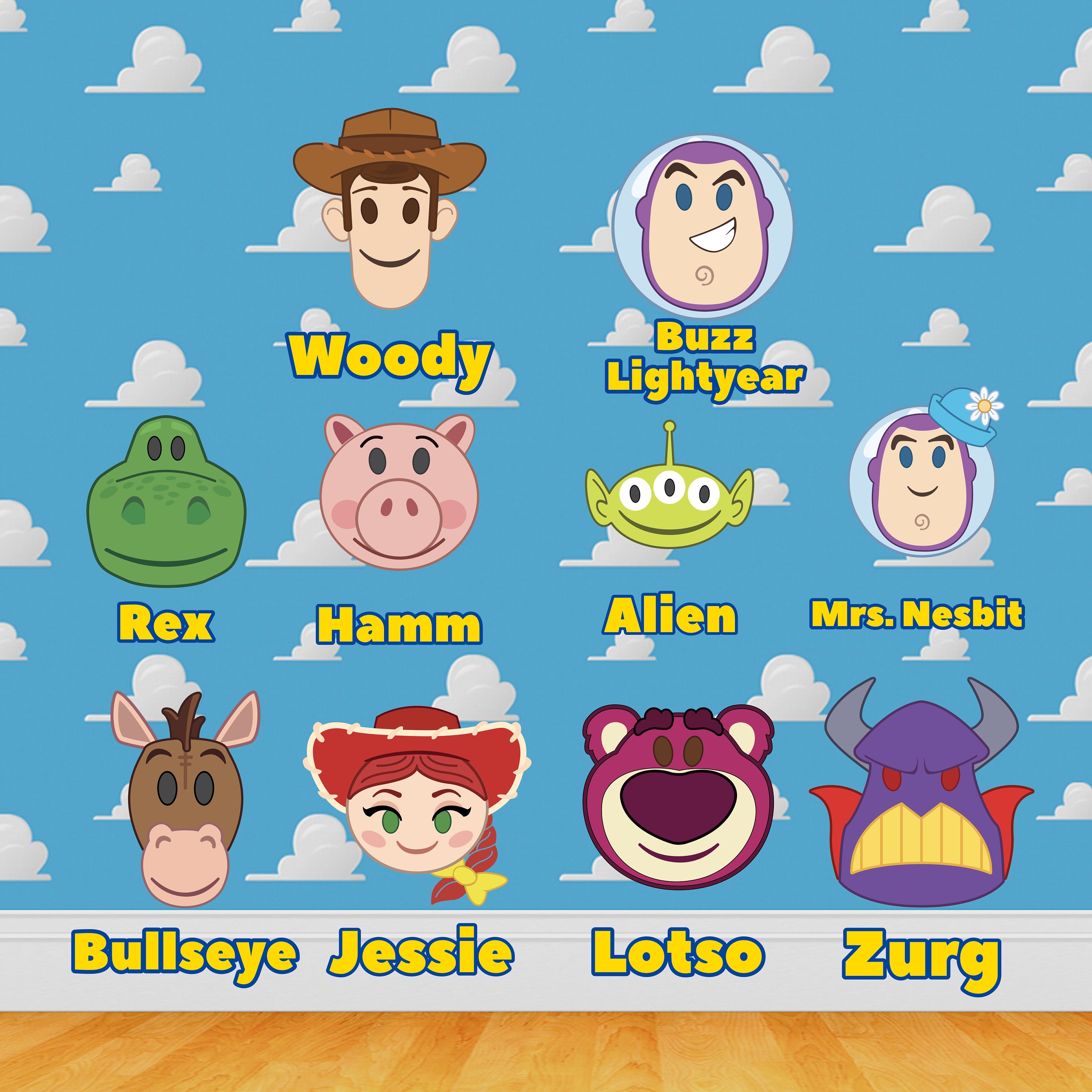 Toy Story Emoji SVG / EPS / PNG / Fiesta / Regalo - Etsy México