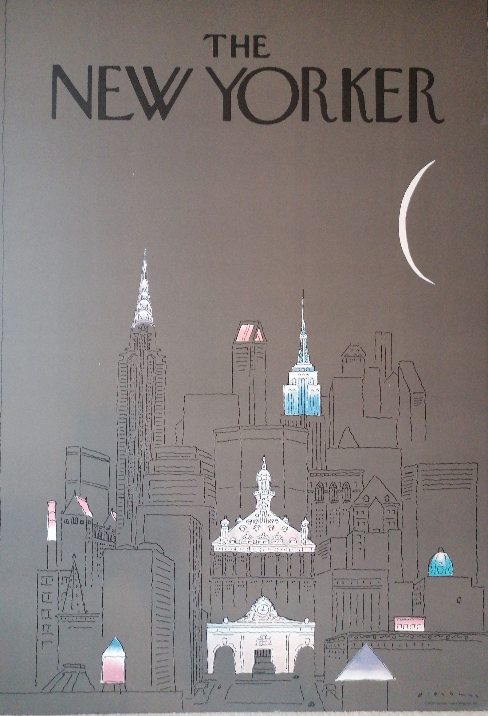 Rare Original Vintage American Litho Posters " the New Yorker" R.O ...