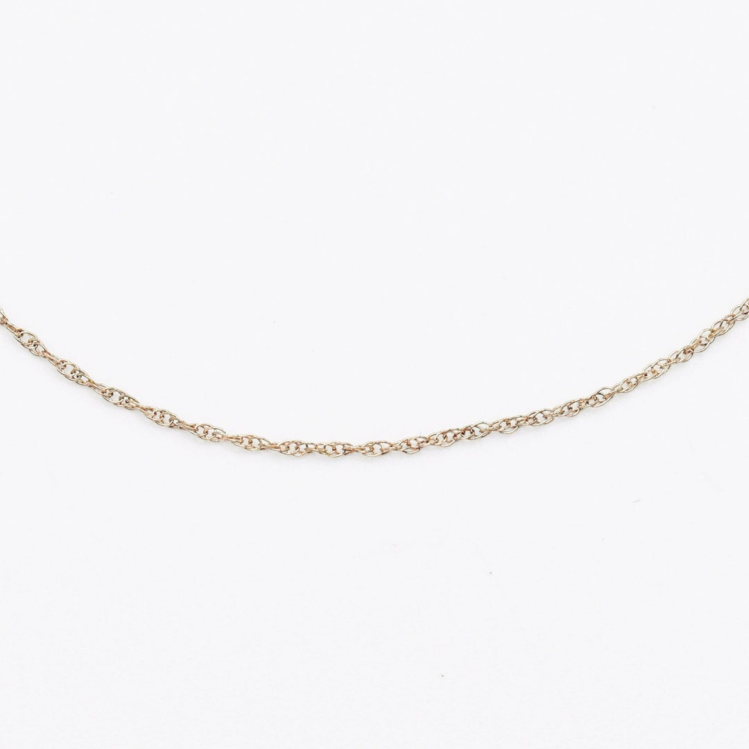 10k Yellow Gold Estate 18.5 Double Rolo Link Chain/necklace - Etsy