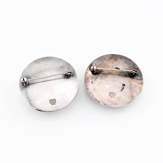 Pair of Niels Erik From Danish Modernist Gemstone Bro… - Gem