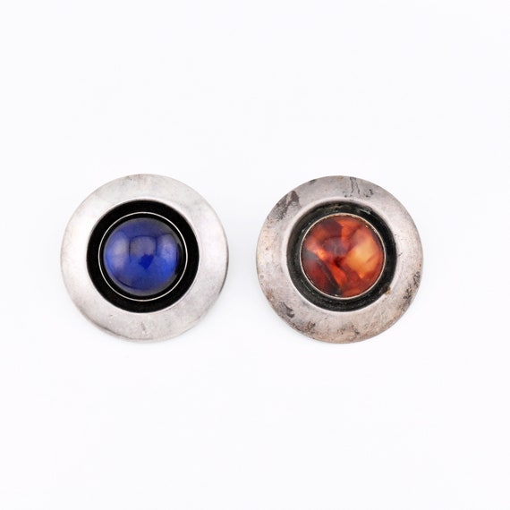 Pair of Niels Erik From Danish Modernist Gemstone Bro… - Gem
