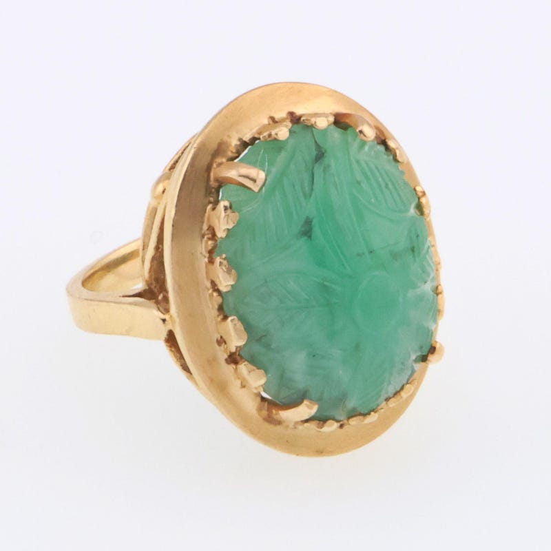 Gold Scarab Ring - Etsy