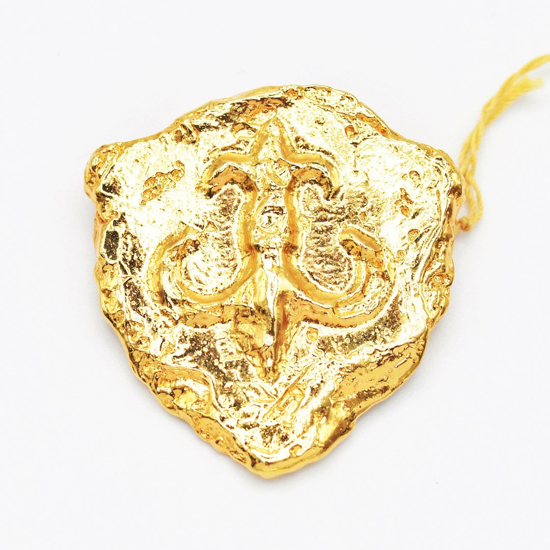 Sterling Silver Carey Boone Nelson Fleur De Lis Design Pin/pendant - Etsy