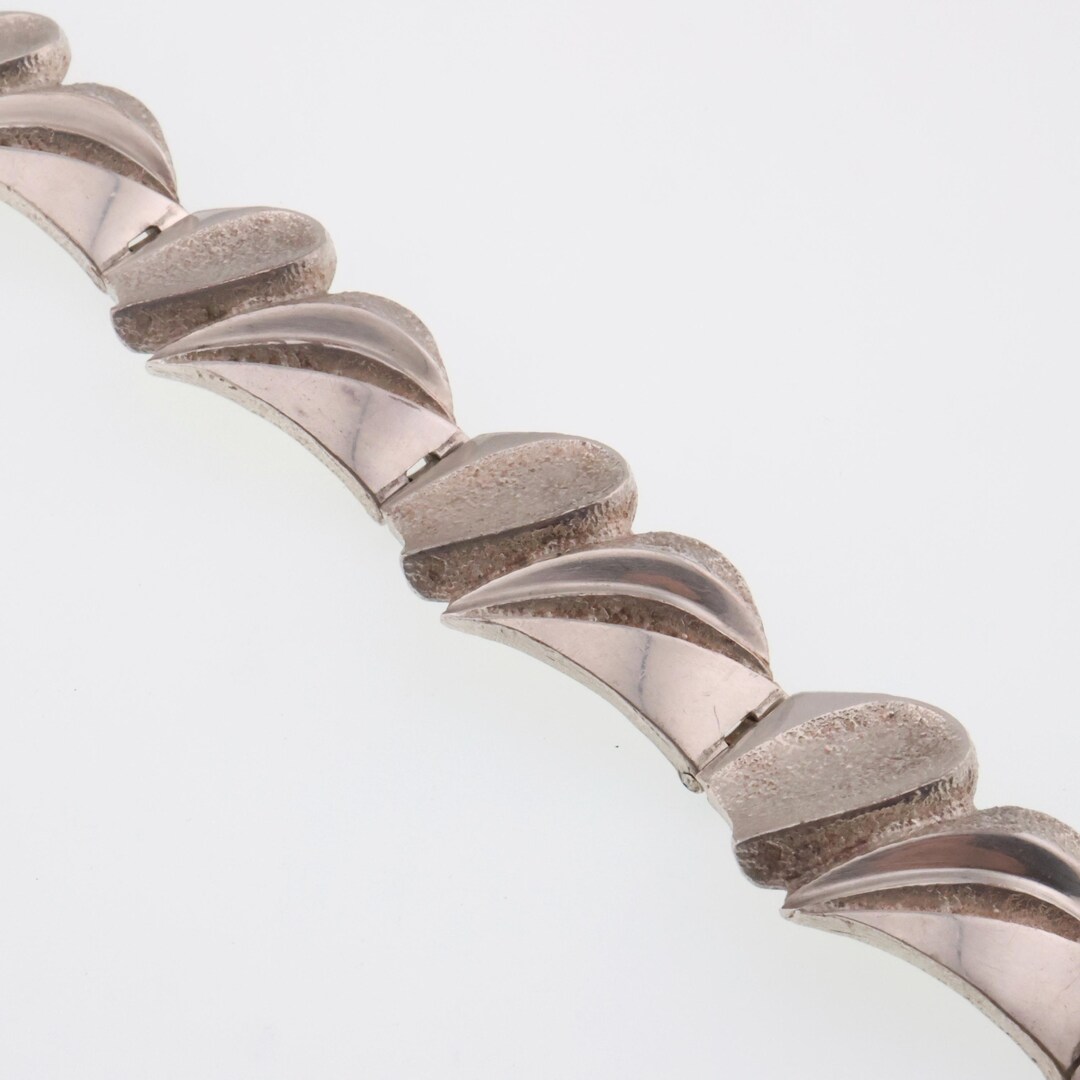 AKT Silver Scandinavian Modernist 7 Link Bracelet - Etsy