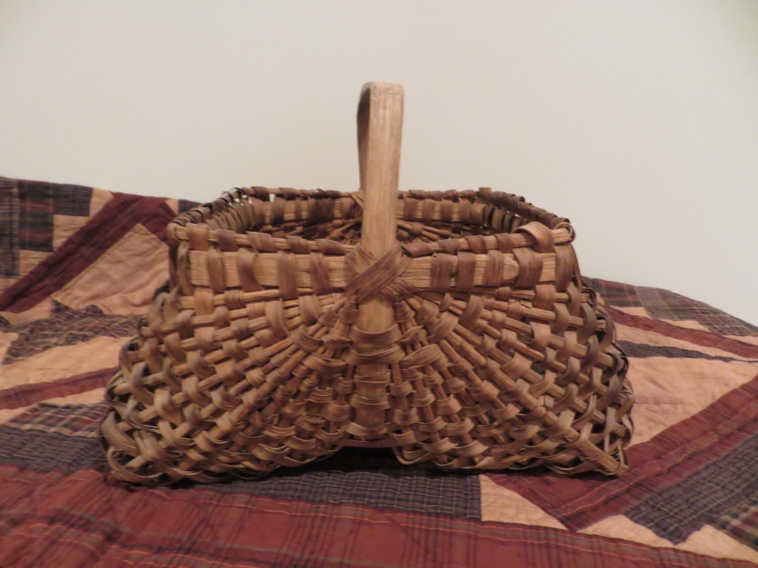 Ribbed Oak Basket - Etsy