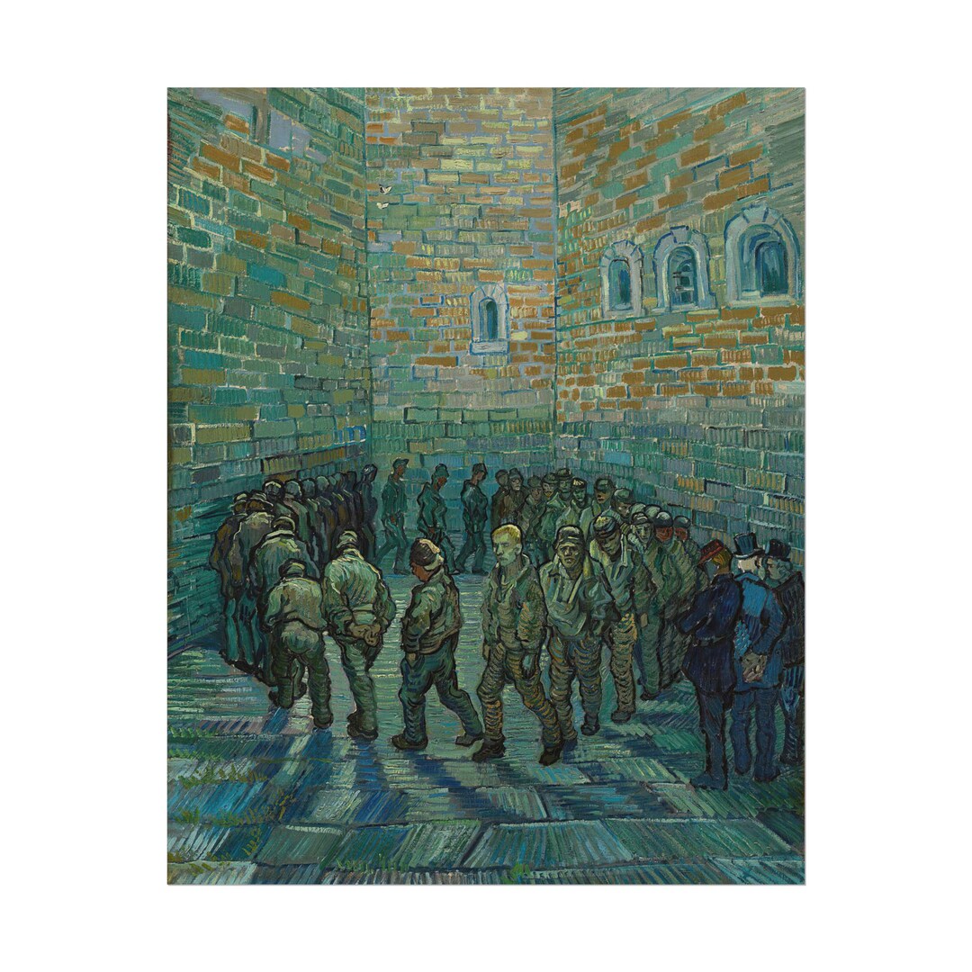 The Prison Courtyard (1890) Rolled Posters - Etsy